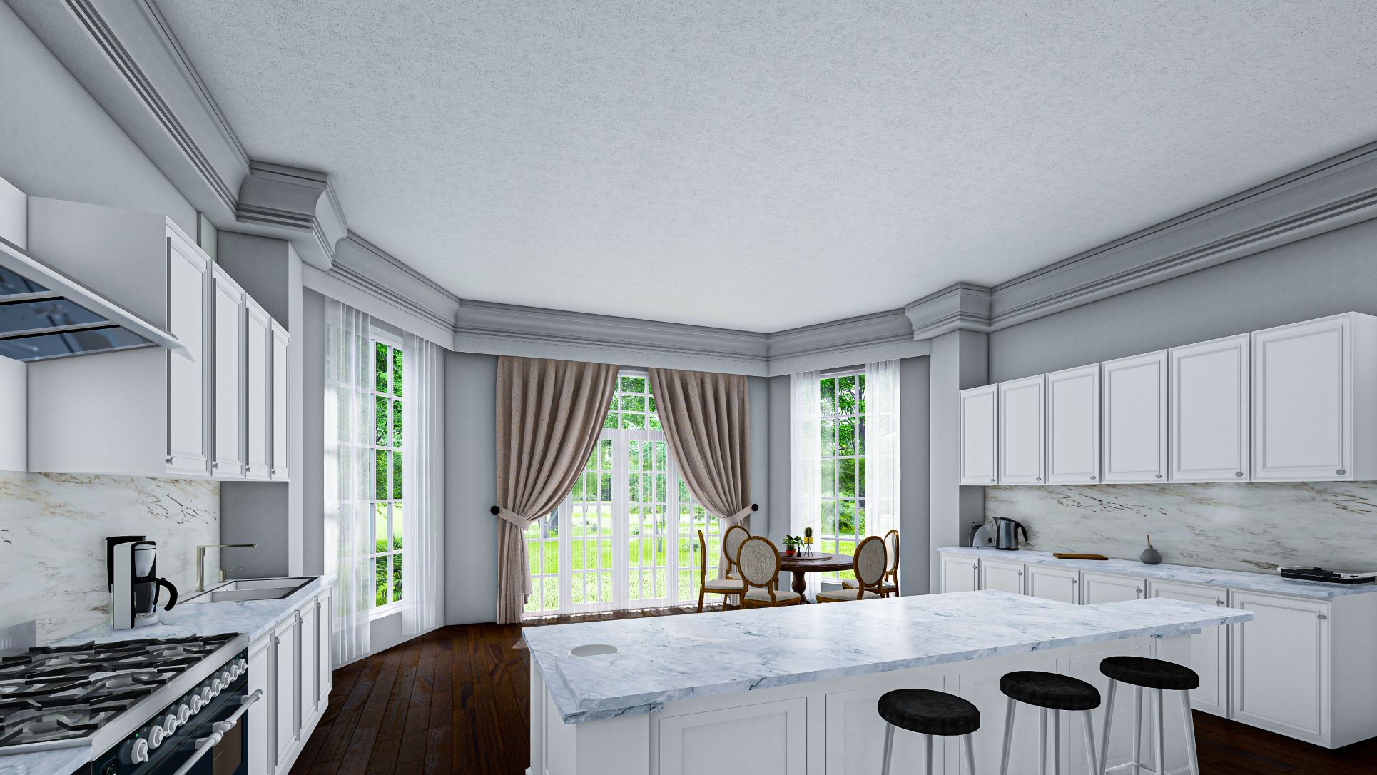 Small Kitchen Render - Blimie Spitz – Design Alive
